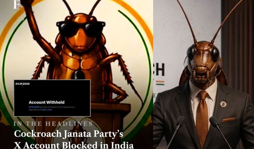 Cockroach Janta Party account's founder alleges crackdown, threats ...