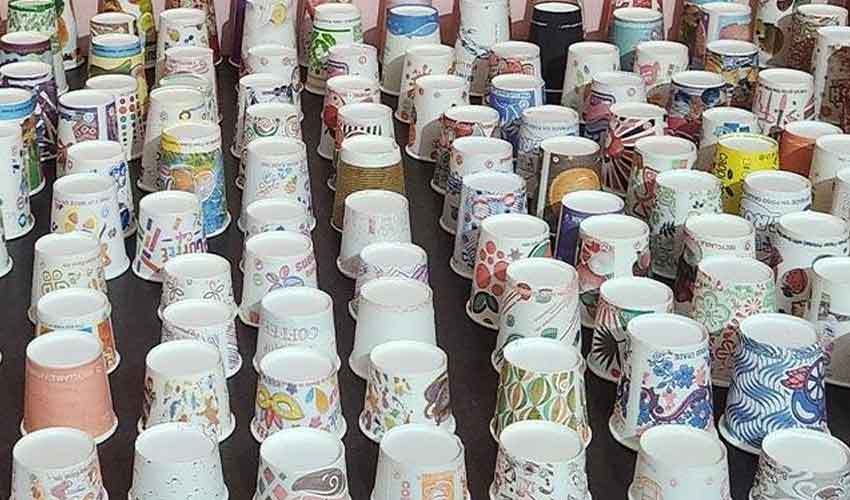 Indian collector enters Guinness World Records with 858 paper cup ...