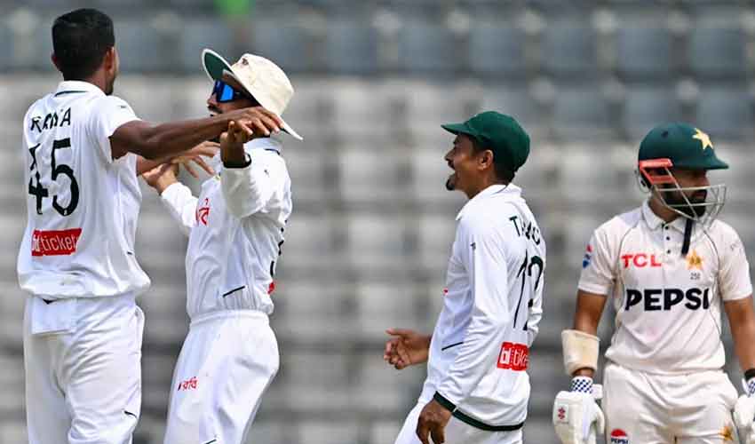Bangladesh dominate Pakistan to take 1-0 lead in Test series | SAMAA TV