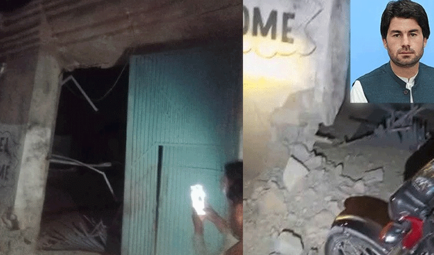 Bomb blast targets MNA Mubarak Zeb’s house in Bajaur | SAMAA TV