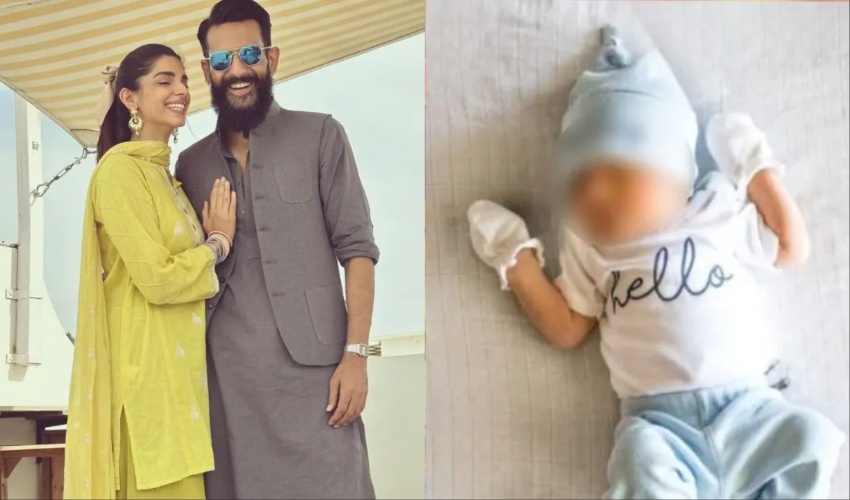 Sanam Saeed and Mohib Mirza welcome baby boy | SAMAA TV